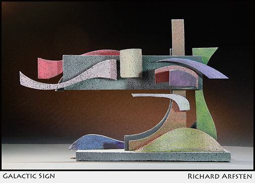 Galactic Signage - Abstract Sculpture by Richard Arfsten